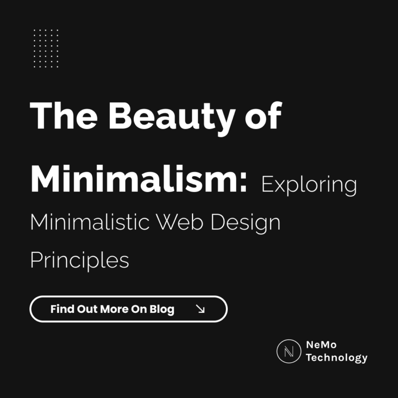 The Beauty of Minimalism: Exploring Minimalistic Web Design Principles ...